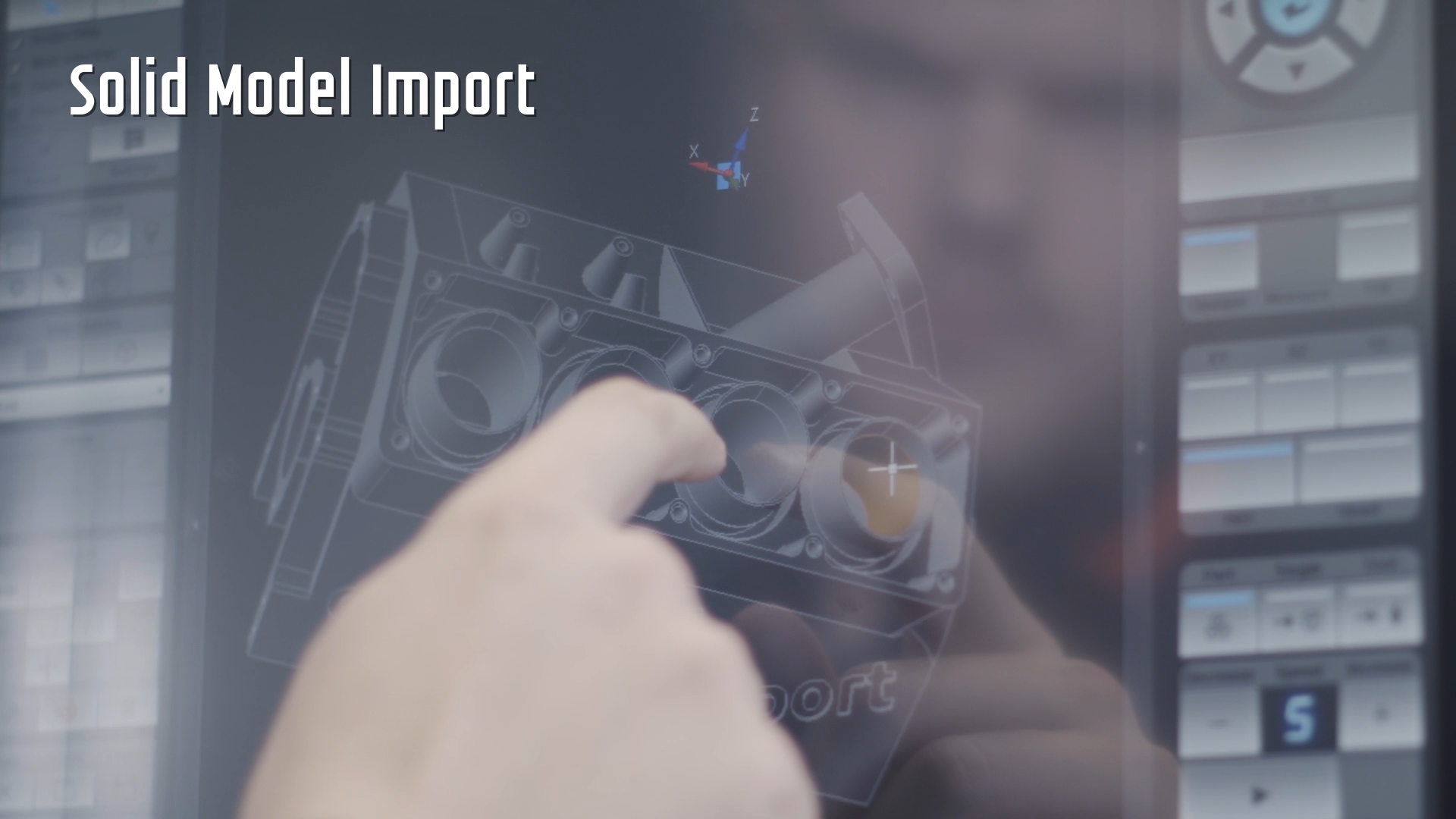 CNC milling with a 5-axis machining center - HURCO